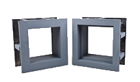Lead Lined Telescopic View Windows | X-Ray Windows
